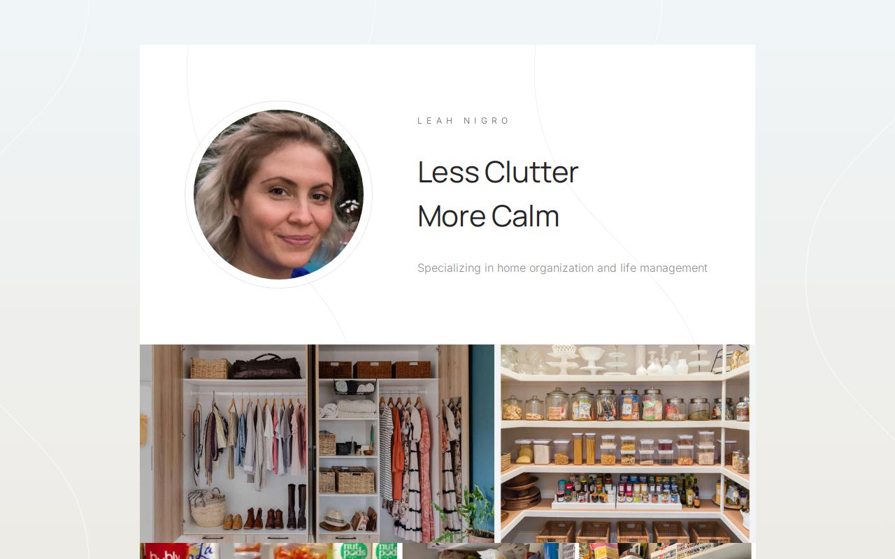 Less Clutter, More Calm